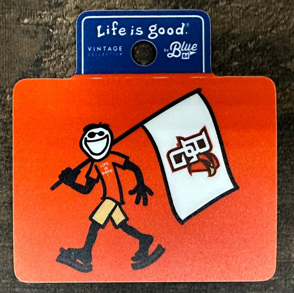 Blue 84 LIG Jake Flag Waver Small Sticker – Elite Collegiate Apparel