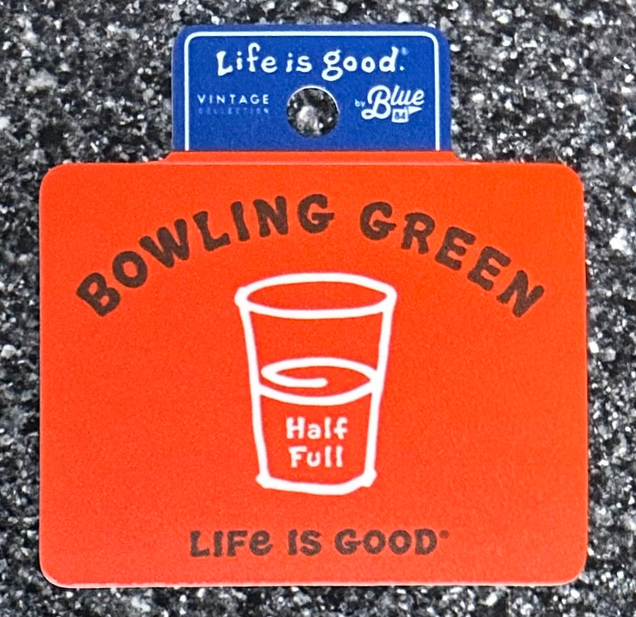 Blue 84 LIG Jake Glass Half Full Sticker – Elite Collegiate Apparel